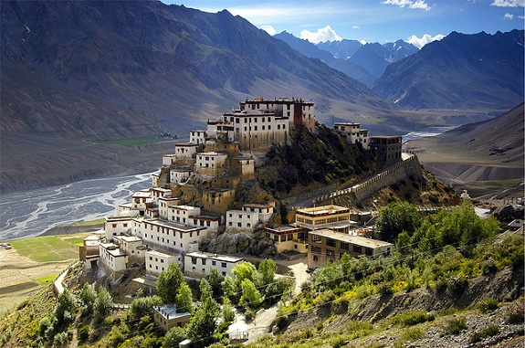 Indian Roadie: Key Monastery near Kaza in Spiti Valley of Himachal Pradesh