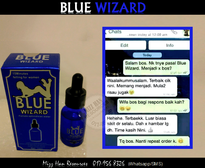 Blue Wizard Sex Drop Suamiku Terhebat