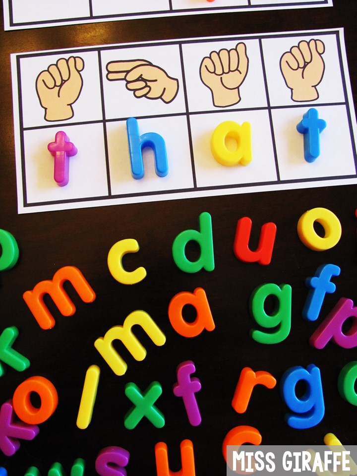 Miss Giraffe's Class: Digraphs Activities for First Grade and Kindergarten