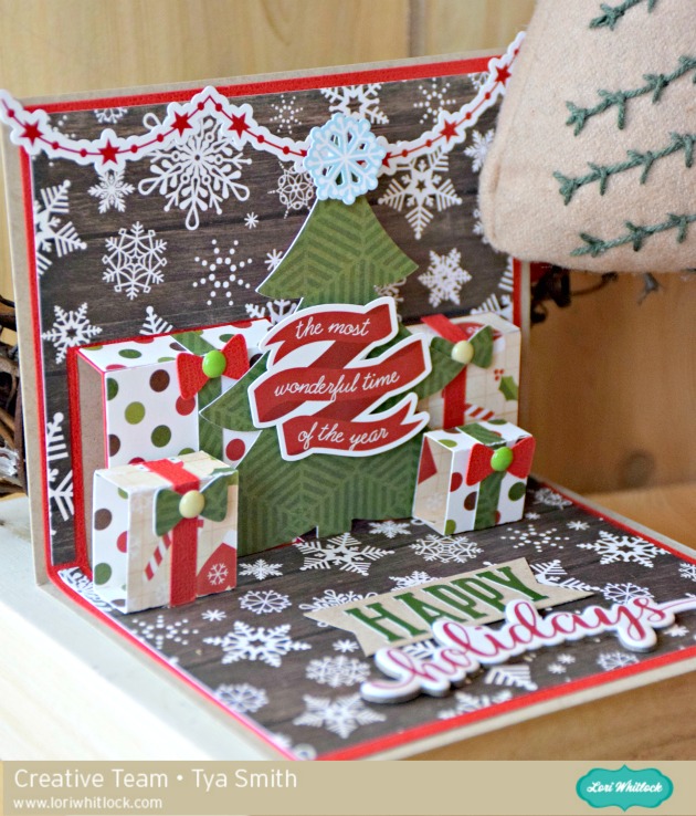 Simply Tya: Christmas Tree Pop Up Scene Card