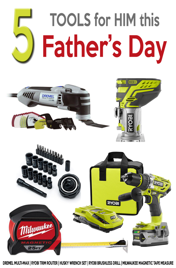 Five Tools for Him this Father's Day and Giveaway - Remodelando la Casa