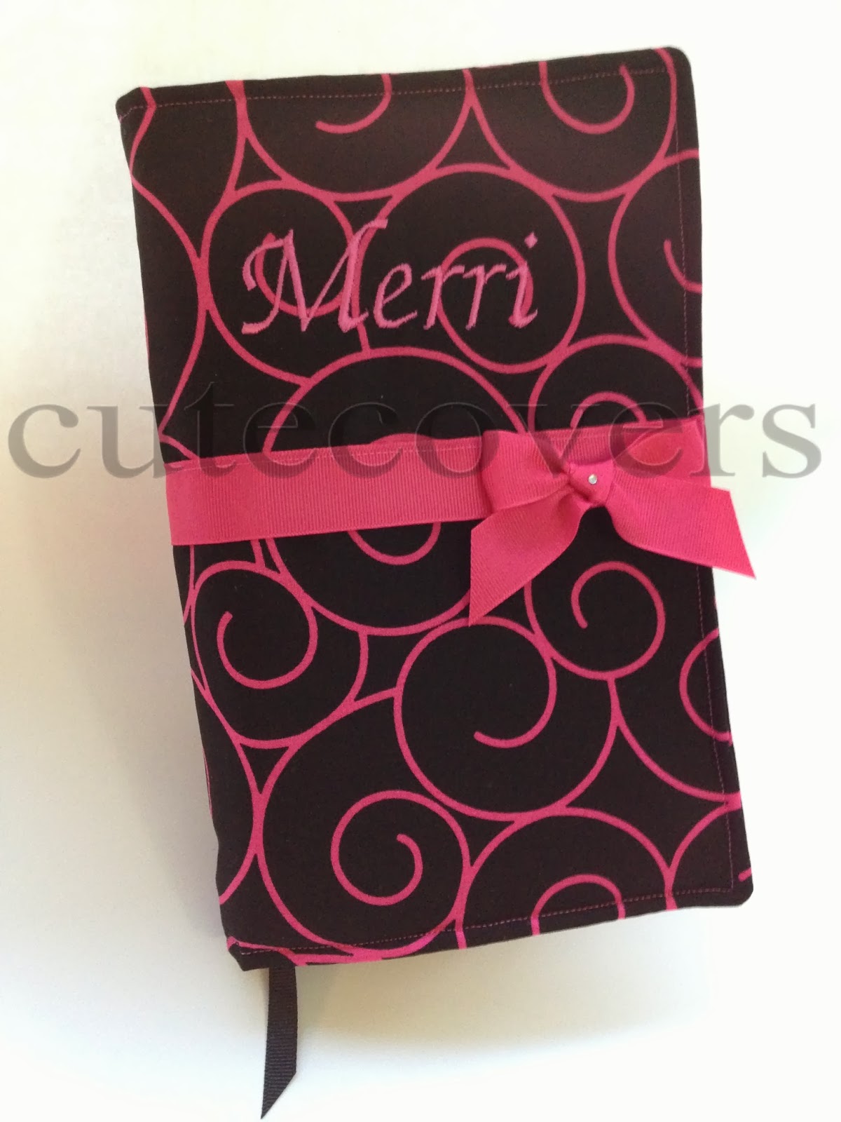 Cute Covers: Pink Swirls Personalized Cover