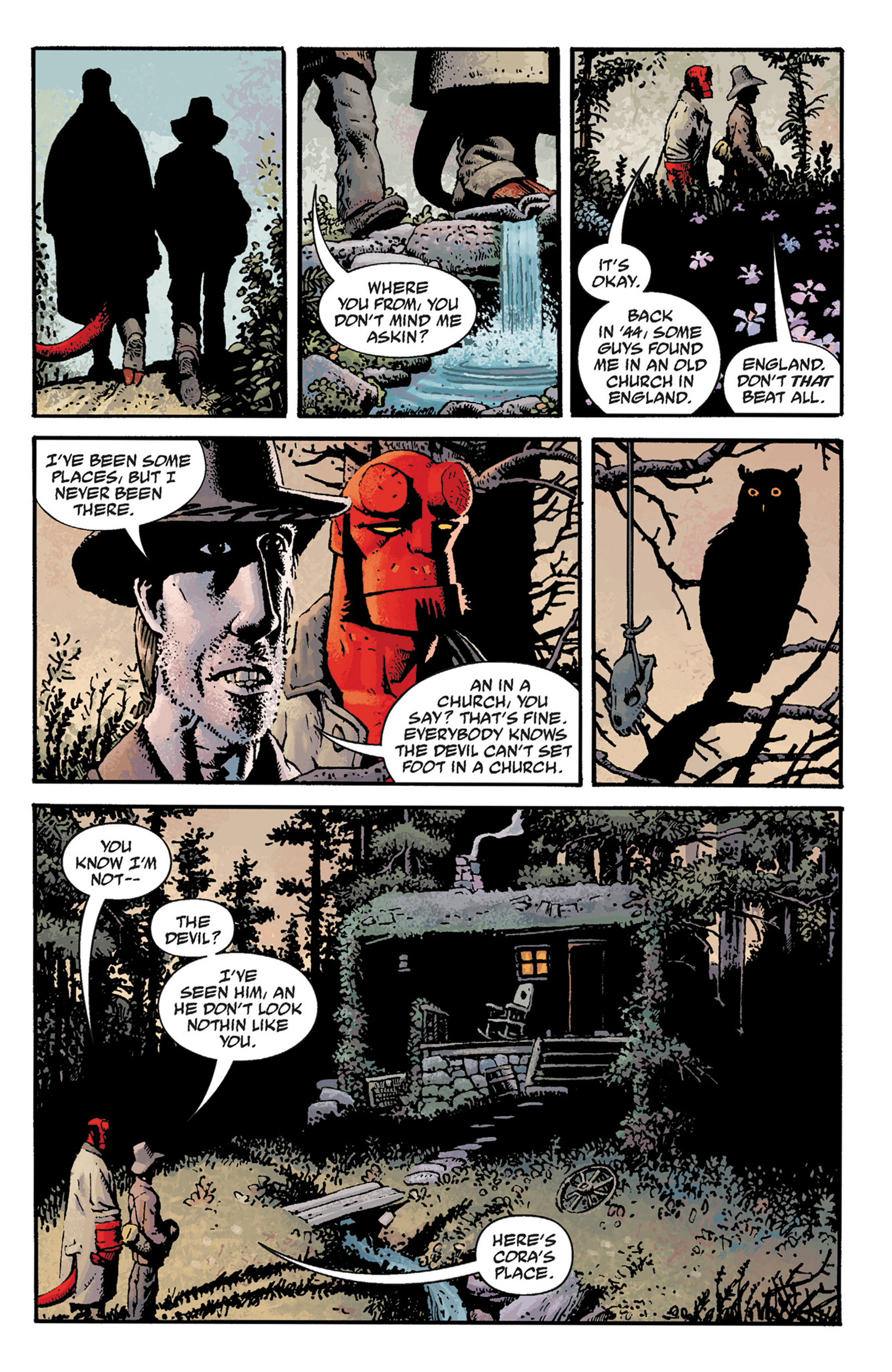 Read online Hellboy: The Crooked Man and Others comic - Issue # TPB