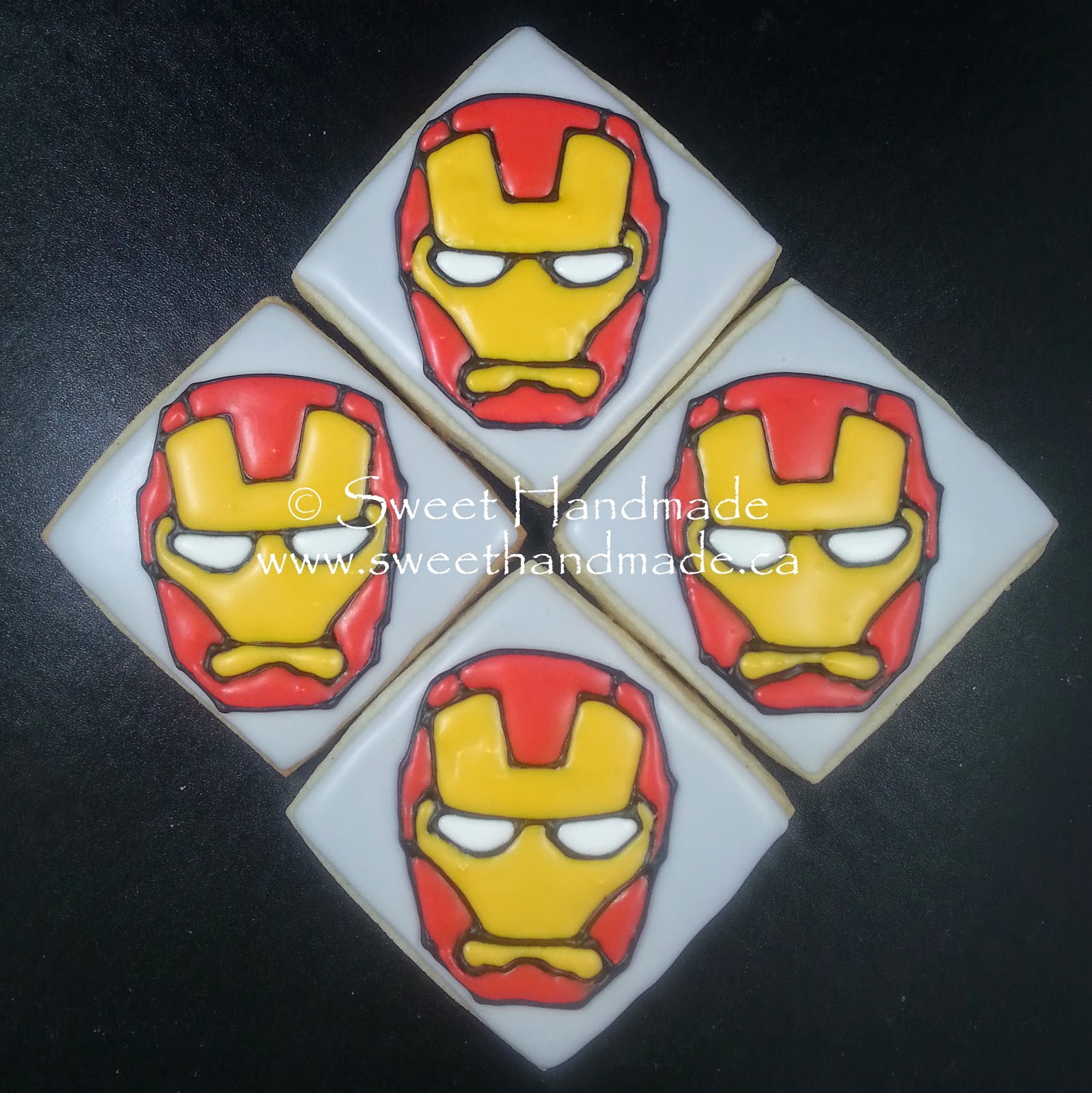 Sweet Handmade Cookies: Iron Man Mask Cookies