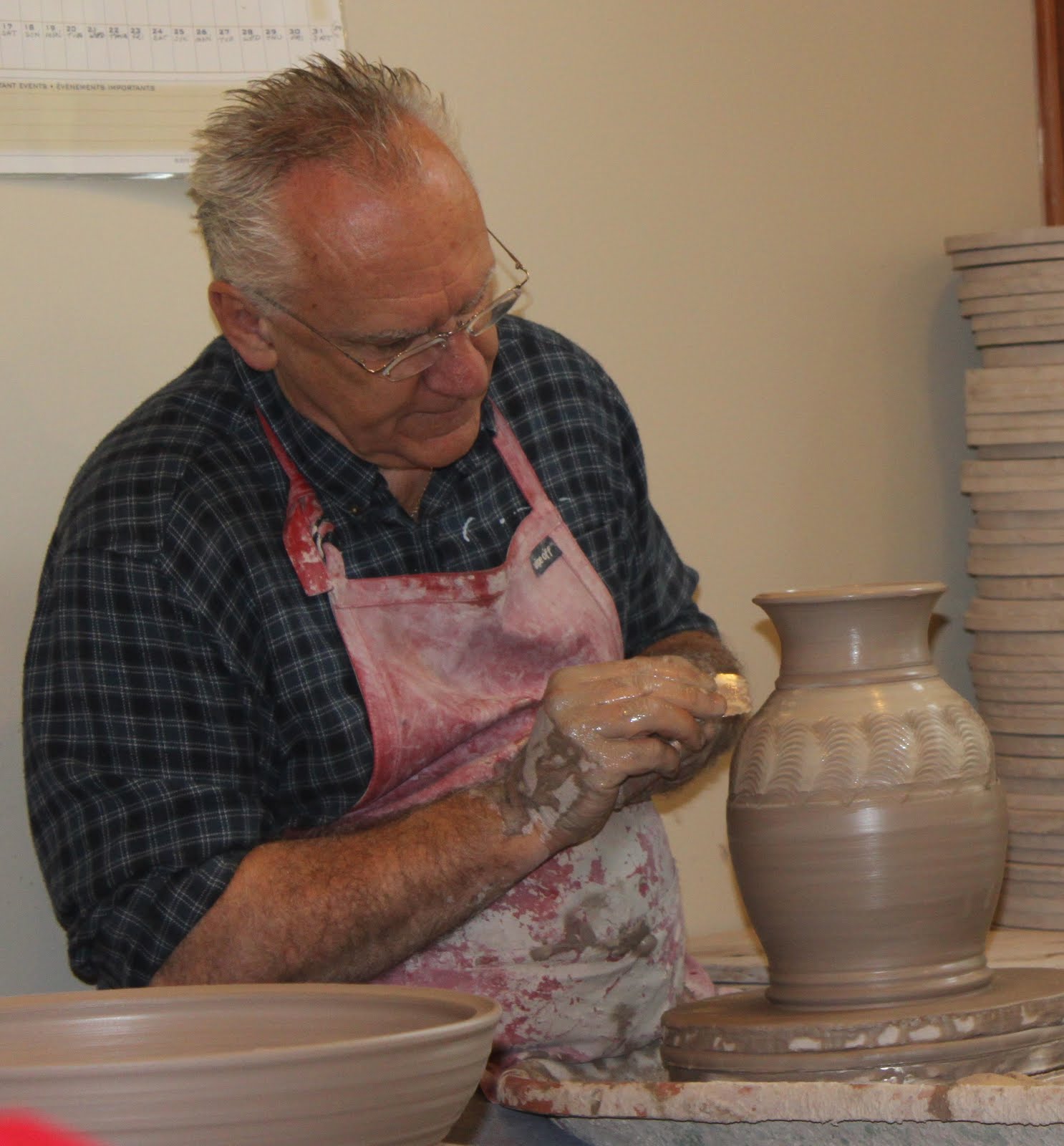 dextoku hugo: Donn Zver Pottery tour Troy Ontario