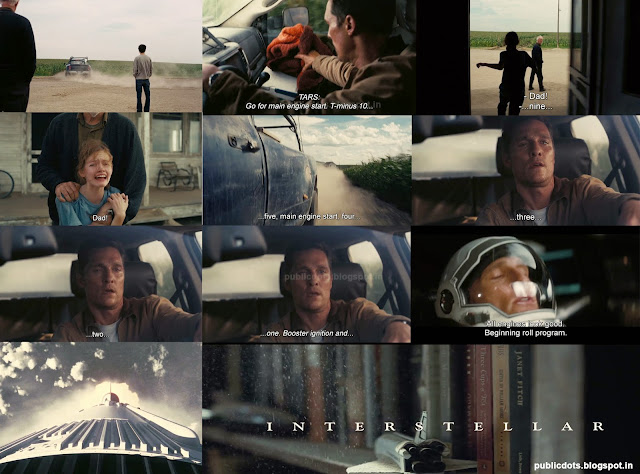 Public Dots : Interstellar : Cooper leaving the Earth.