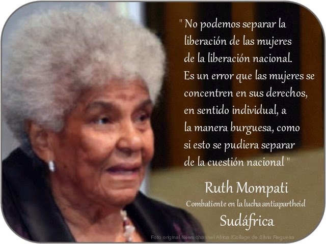 Mujeres Famosas: RUTH MOMPATI - SUDÁFRICA