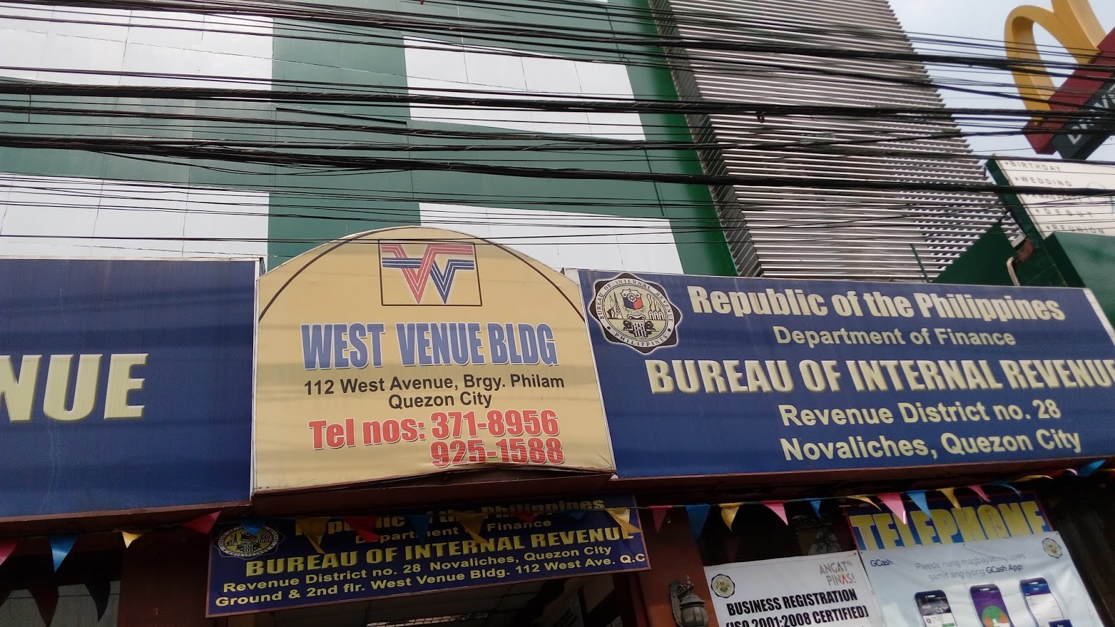 Is Tandang Sora Avenue Assigned to BIR RDO 28 or 38