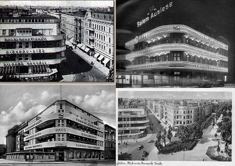 Szczecin Daily Photo: Kaskada kiedyś i dzisiaj