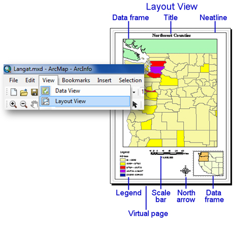 Suka GIS: Layout View - Jom Design Map