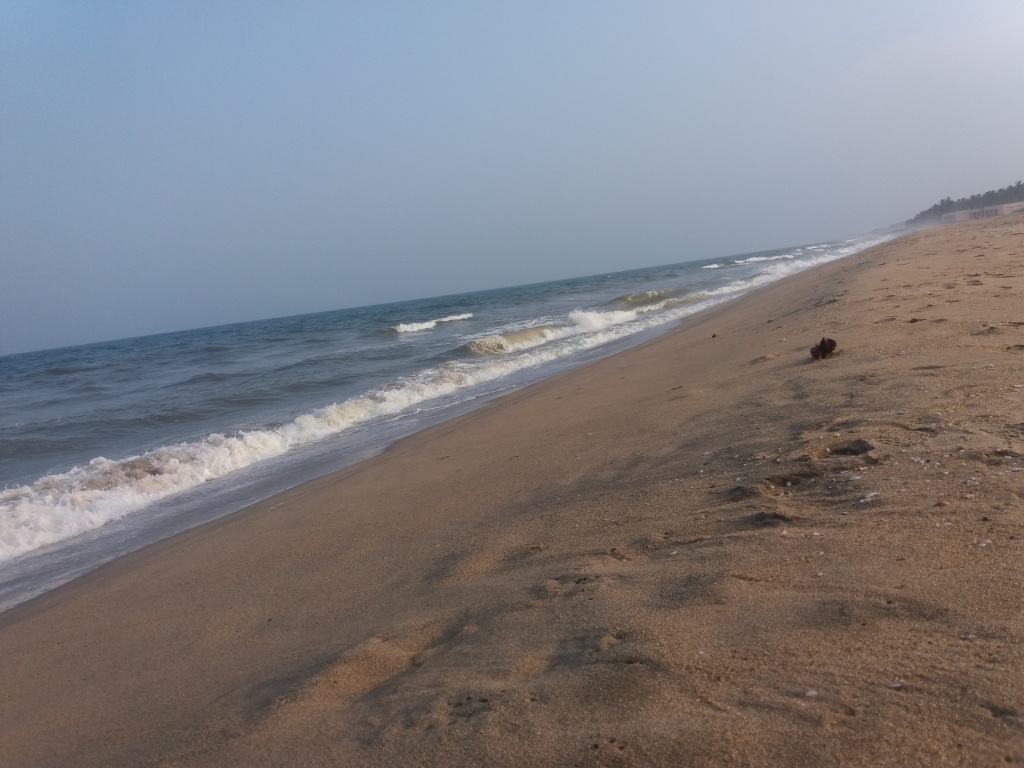 Pondicherry Tourism: Pondicherry University Beach, Puducherry