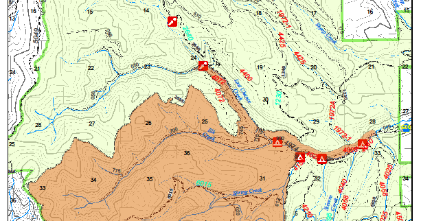 Blue Mountain Fire Information: Updated Closure For South Fork Burnt ...