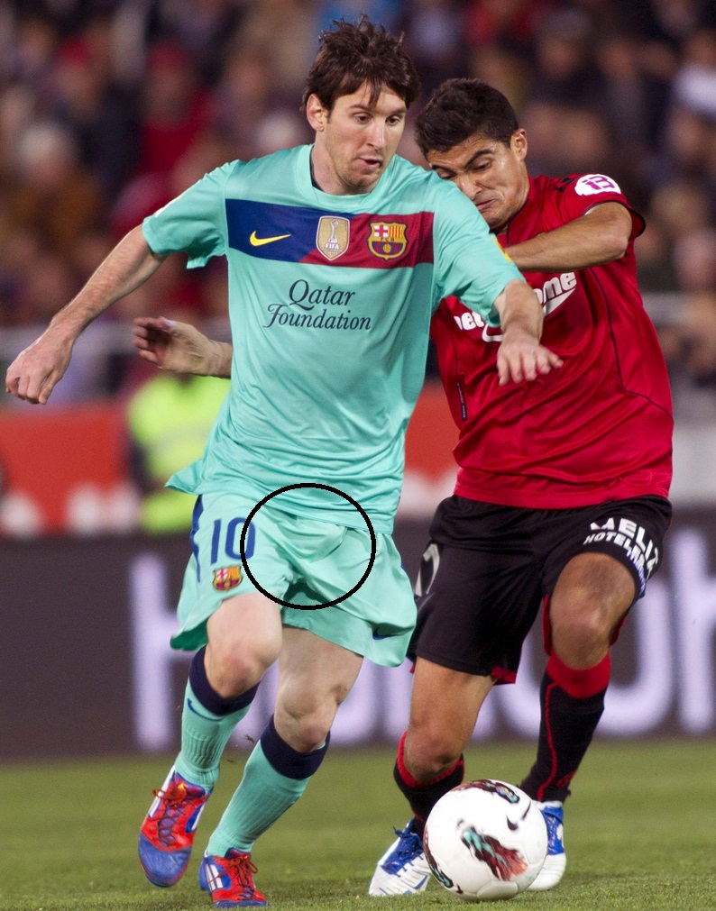 El bulto de los jugadores: El bulto de Lionel Messi (5)