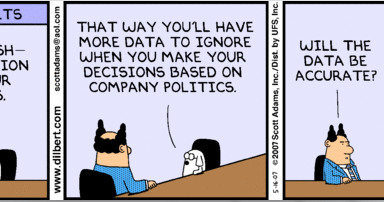 Business Analytics News by Marcus Borba: Dilbert on Dashboards