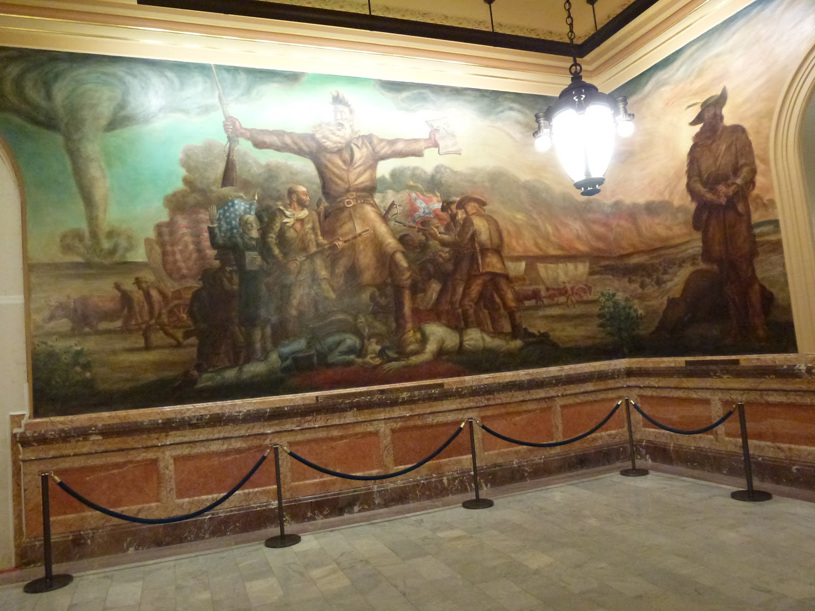 2 rv golfers on the go: Kansas state capital