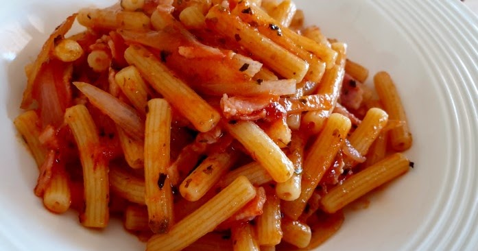 Sedanini all'amatriciana
