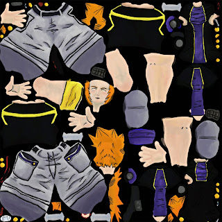 Low Poly Modelling : Final Neku Sakuraba Model