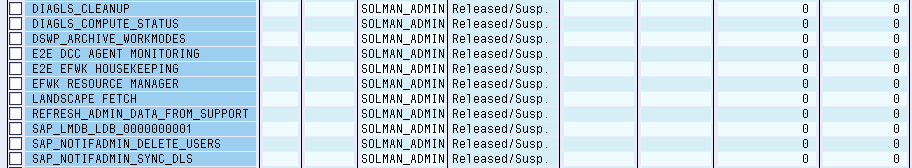 JdV's Notes: Suspend Or Release All SAP Background Jobs