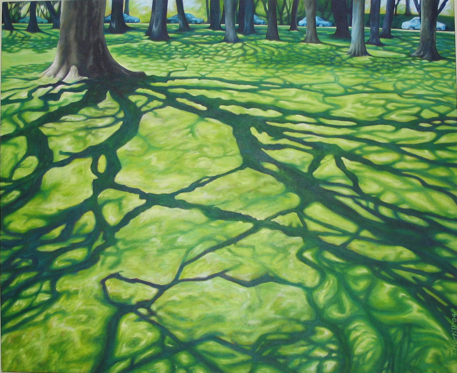 Toni Hartill Art: Shadow Paintings