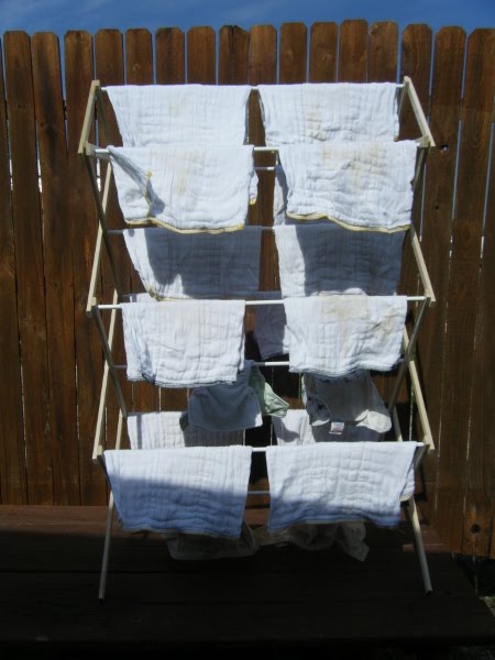 Momma Jorje: Cloth Diaper Sunning