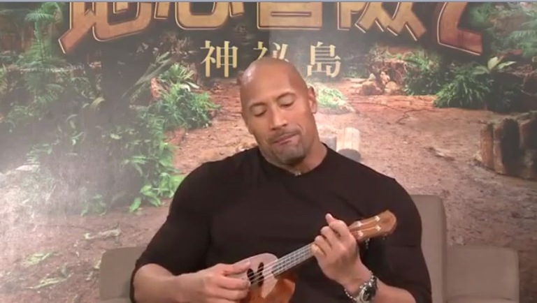 Famous Ukulele Players - Part 20 - The Rock!!