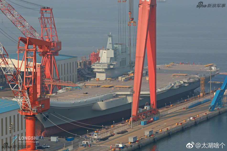 Asian Defence News: Photos of new Chinese aircraft carrier under ...