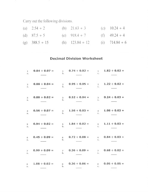 Mrs. White's 6th Grade Math Blog: REVIEW: DIVIDING DECIMALS
