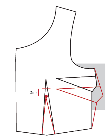 1 Puddle Lane: Bust Dart Adjustment