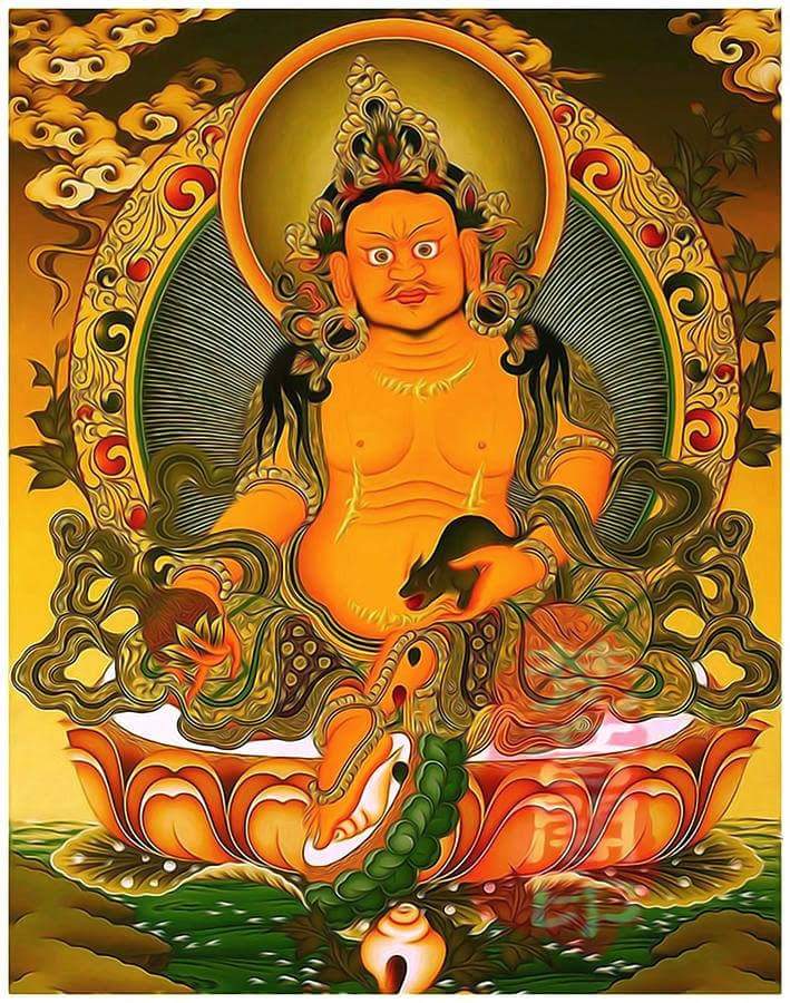 Tibetan Vajrayana Buddhism: Yellow Jambhala (2)