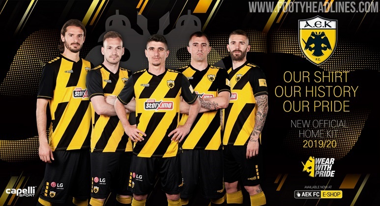 AEK Athens 2019-20 Home & Away Kits Released - Footy Headlines