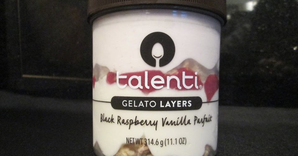David's Ice Cream Reviews: Talenti - Black Raspberry Vanilla Parfait