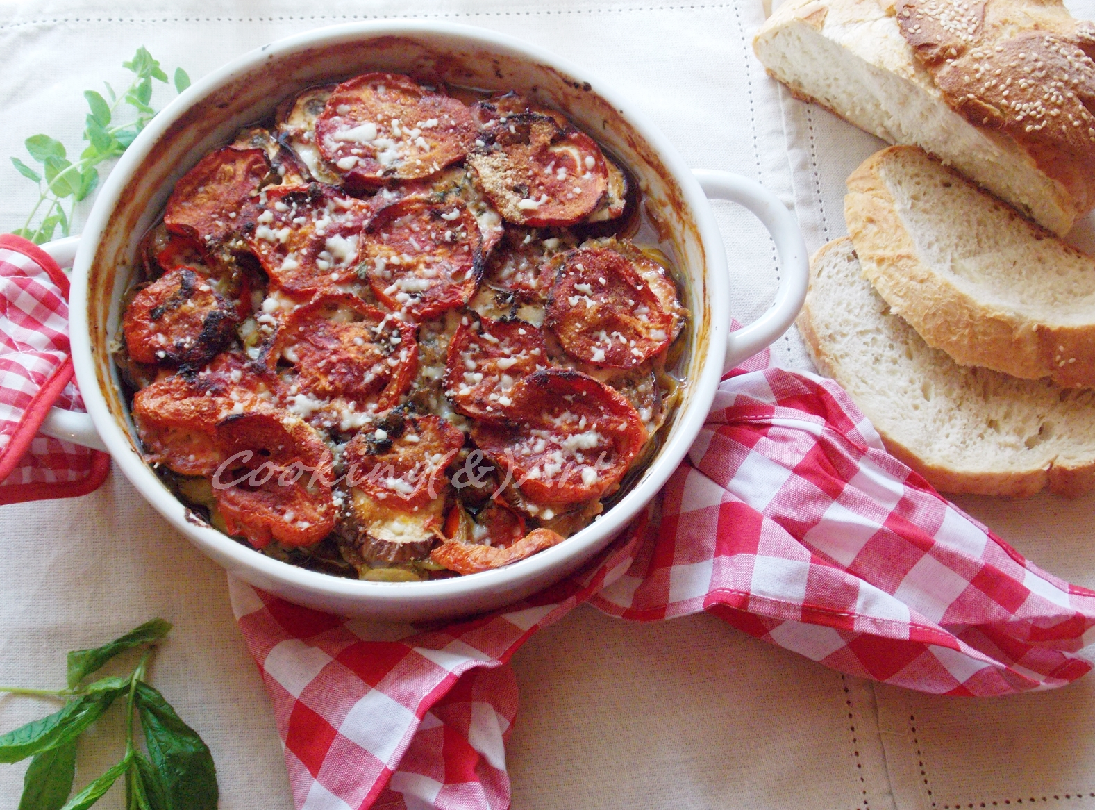 Στρωμένο ''Μπριάμ'' / Mixed vegetables ''mpriam'' in layers. - Cooking ...
