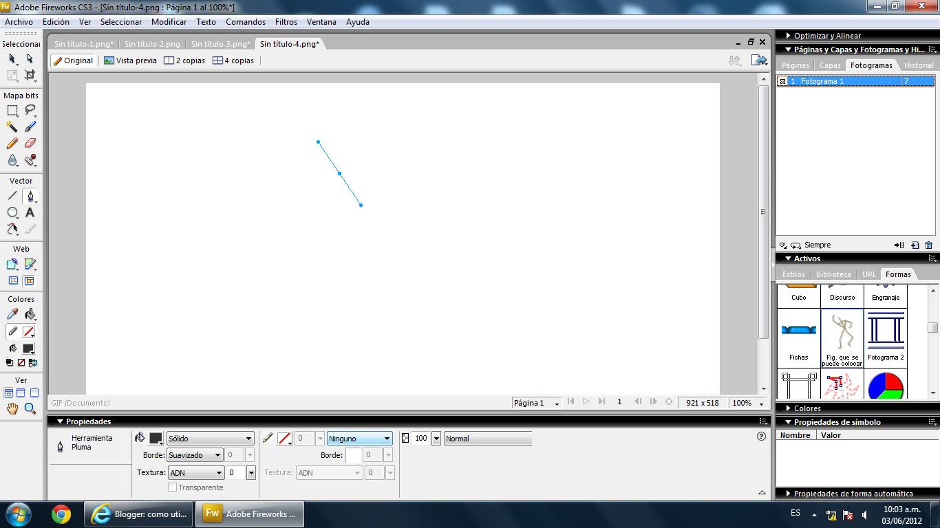 como utilizar la herramienta pluma en firworks