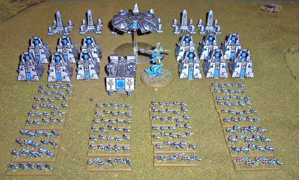 Hordes of Things: Epic 4K: Necrons vs Tau cityfight