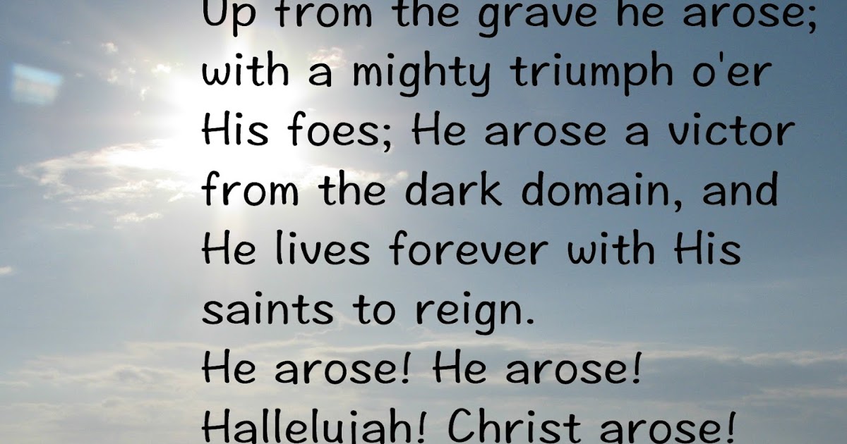 Home Sweet Life: Hallelujah! Christ arose!