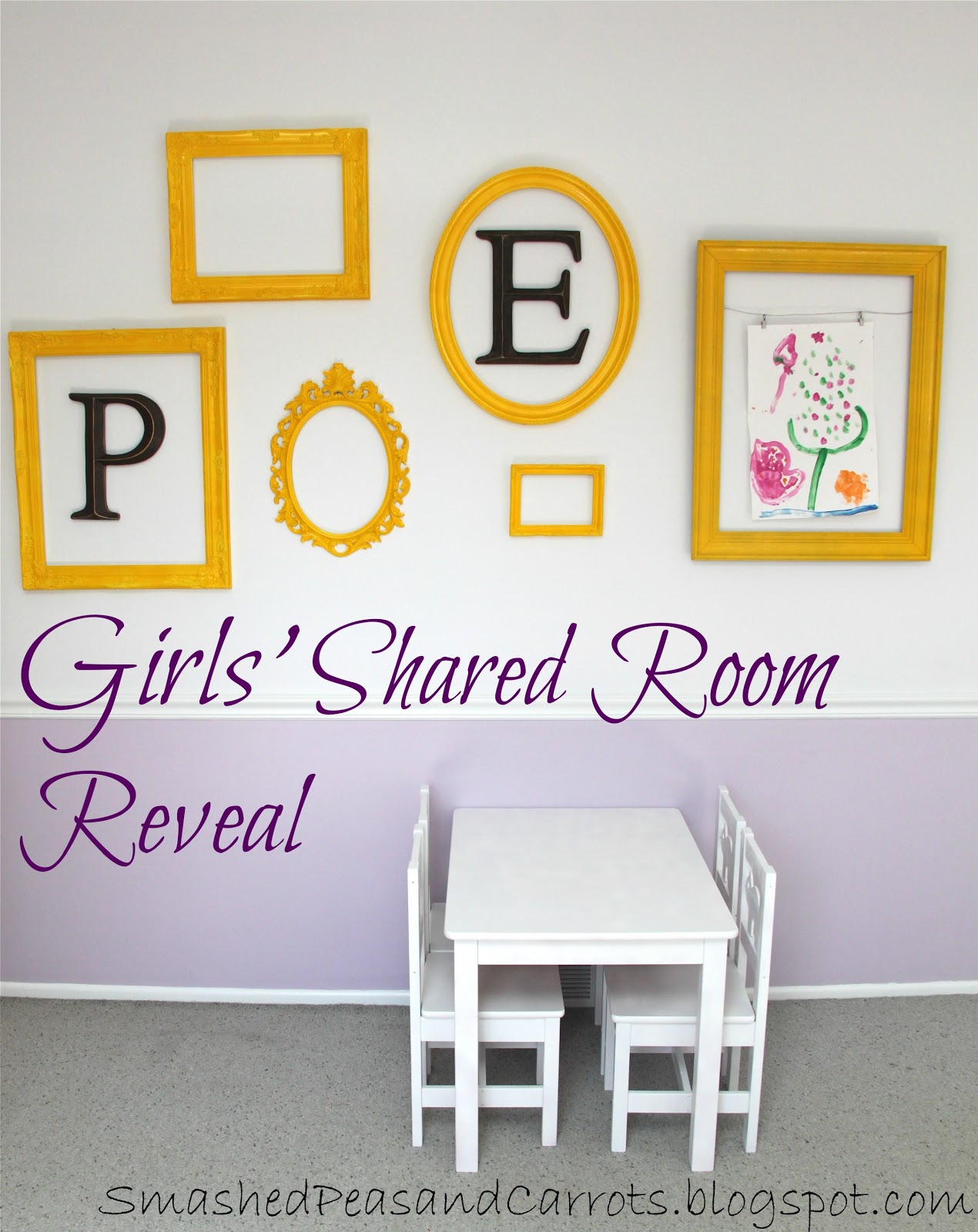 The Girls' Shared Room Reveal - Smashed Peas & Carrots