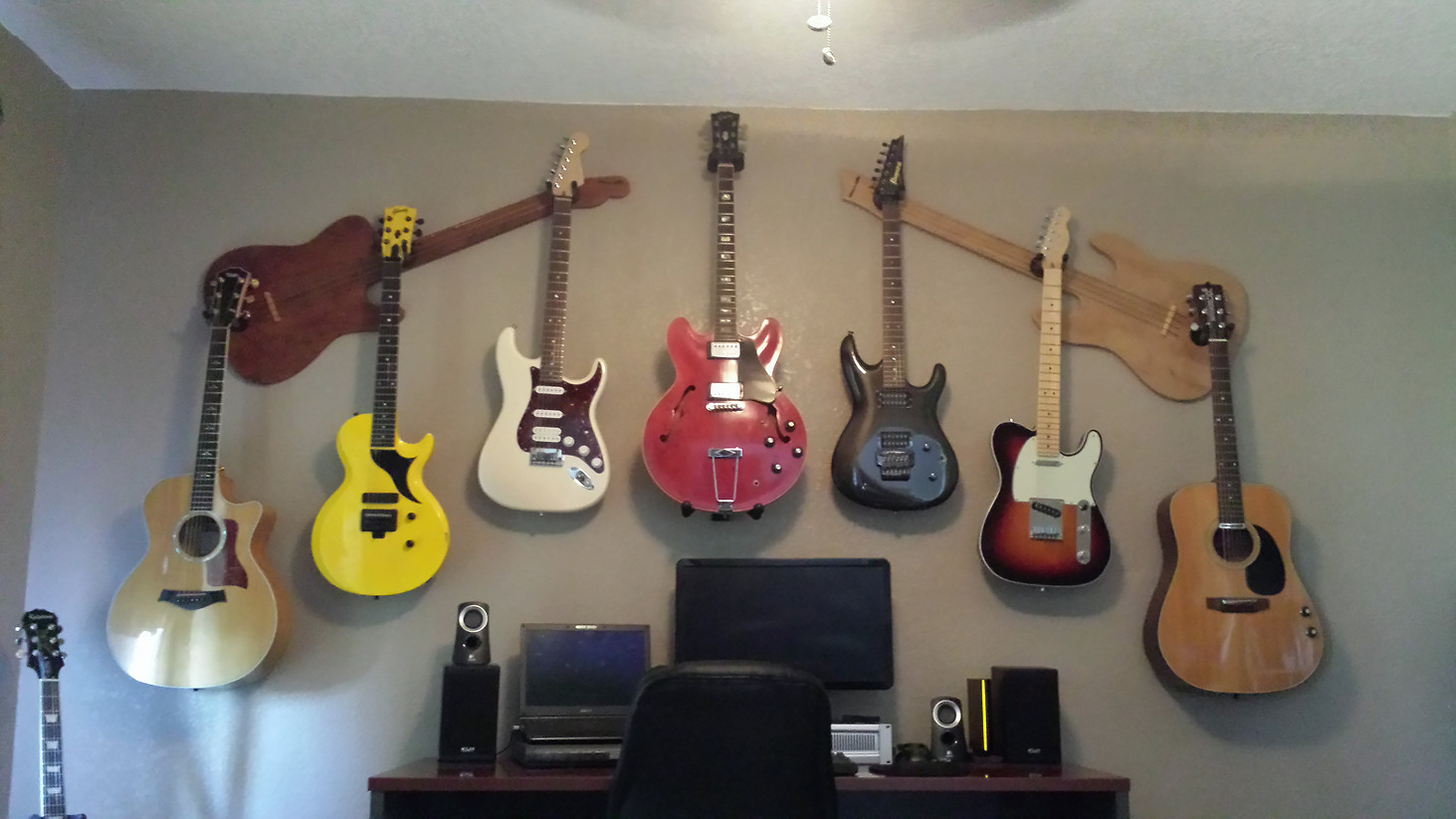 Wall-Axe Custom Guitar Hangers