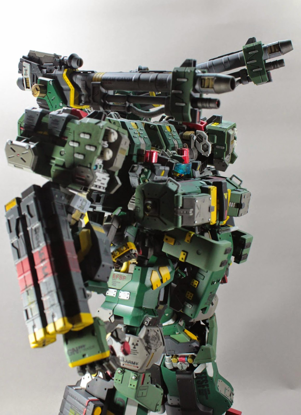 Custom Build: 1/144 GNG-0001-Strike Buster + GN Striker "Strike Buster ...