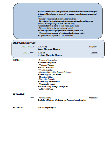 Over 10000 CV and Resume Samples with Free Download: Content Rich ...