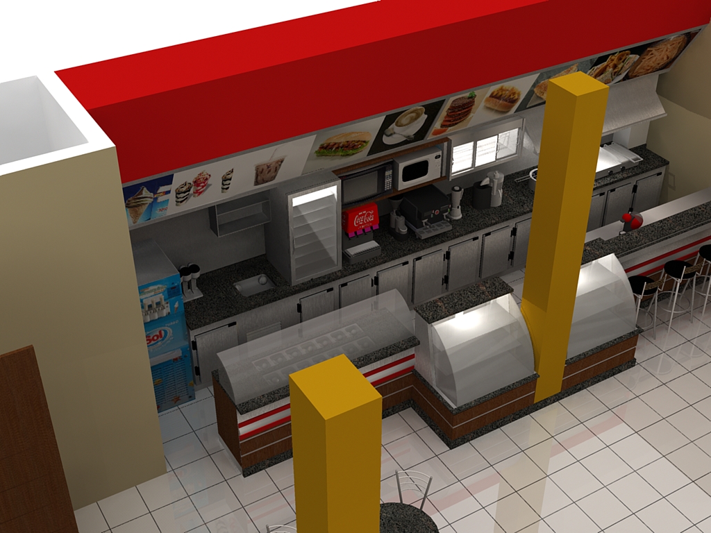 Simas Instalações Comerciais: Fast Food