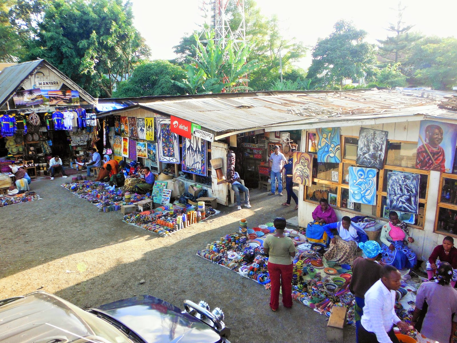 Troutner Travels: Mt Meru Maasai Curios & Crafts Market