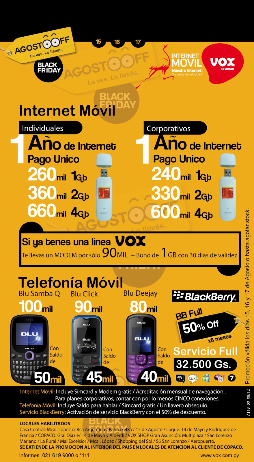 Paraguay: un milagro americano!: Vox también se une al Agosto OFF de ...