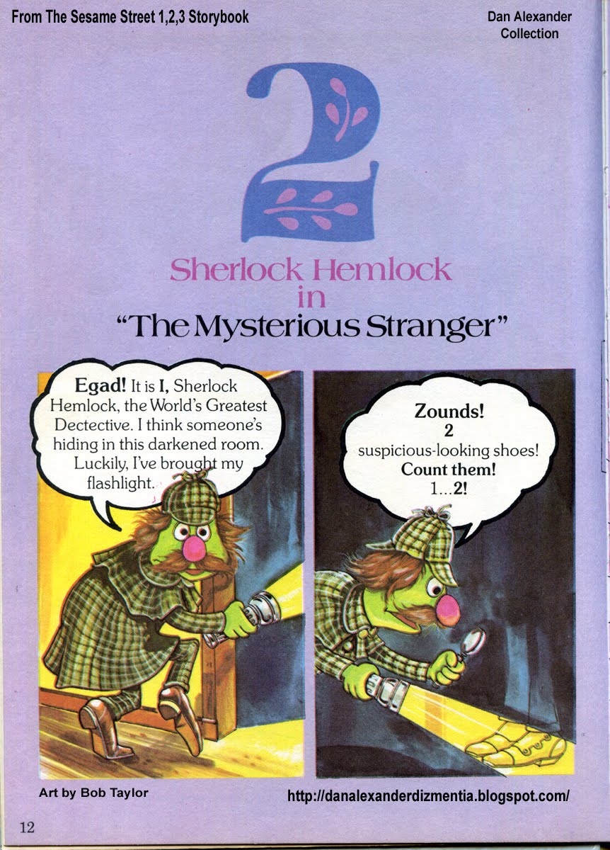 Sherlock comics CHOP: Sherlock Hemlock 221b Sesame street