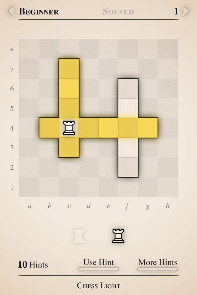 Nontrivial Games: Review: Chess Light for iPhone and iPad