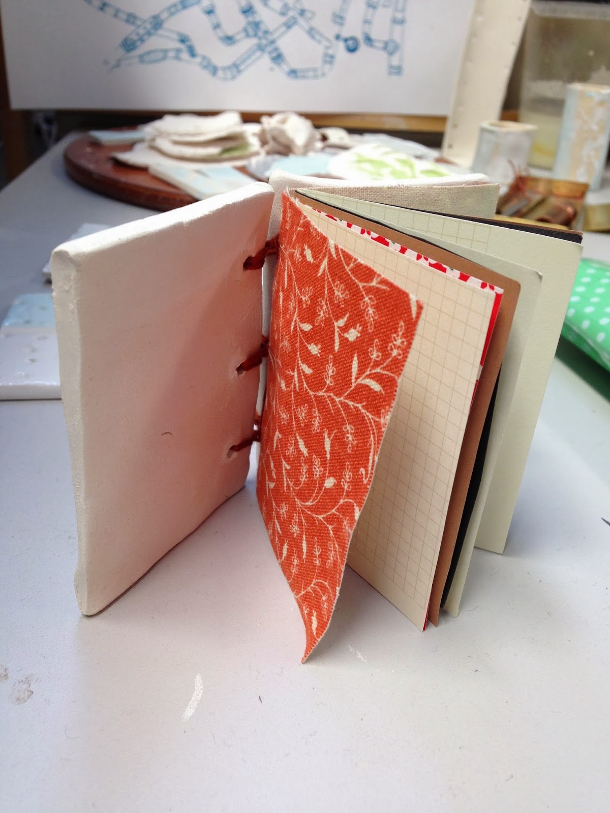 HattyHasFreckles: Some quirky Ceramic books i made.