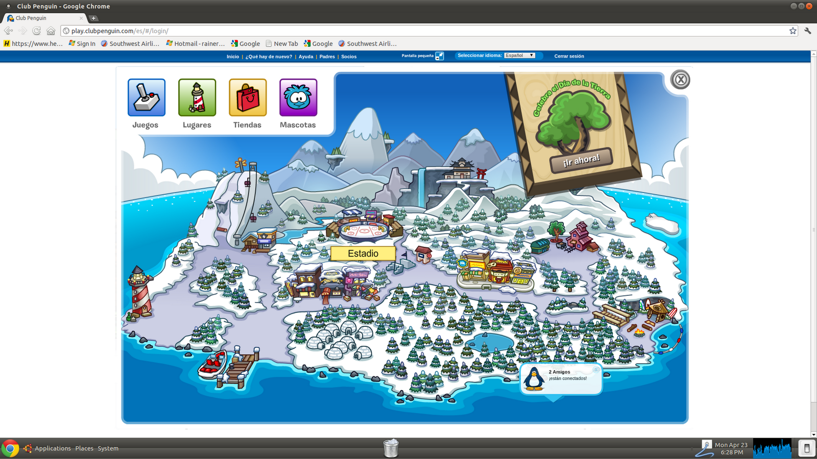 Las Noticias de Club Penguin: mapa de clubpenguin