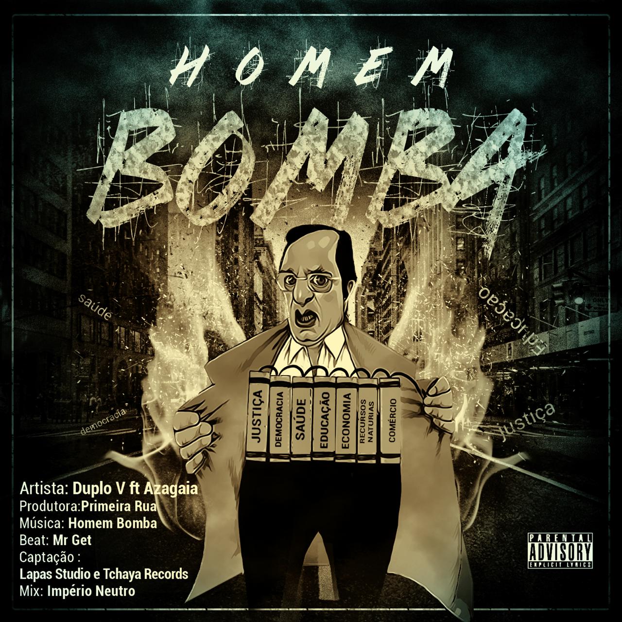 O Melhor do Hip-Hop Moz: Duplo V ft Azagaia - Homem Bomba (DOWNLOAD) 2K19