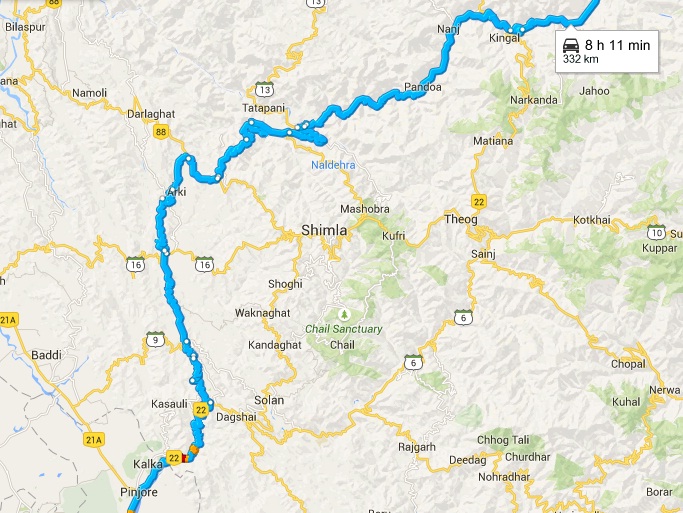 mémoires of my travels..: Kalpa: Duster meets the hills..