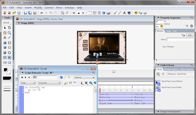 Membuat CD Interaktif Menggunakan Macromedia Director ~ ERzi CLeb Blog