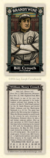 The Infinite Baseball Card Set: 223. Bill Crouch: One for the Record Books
